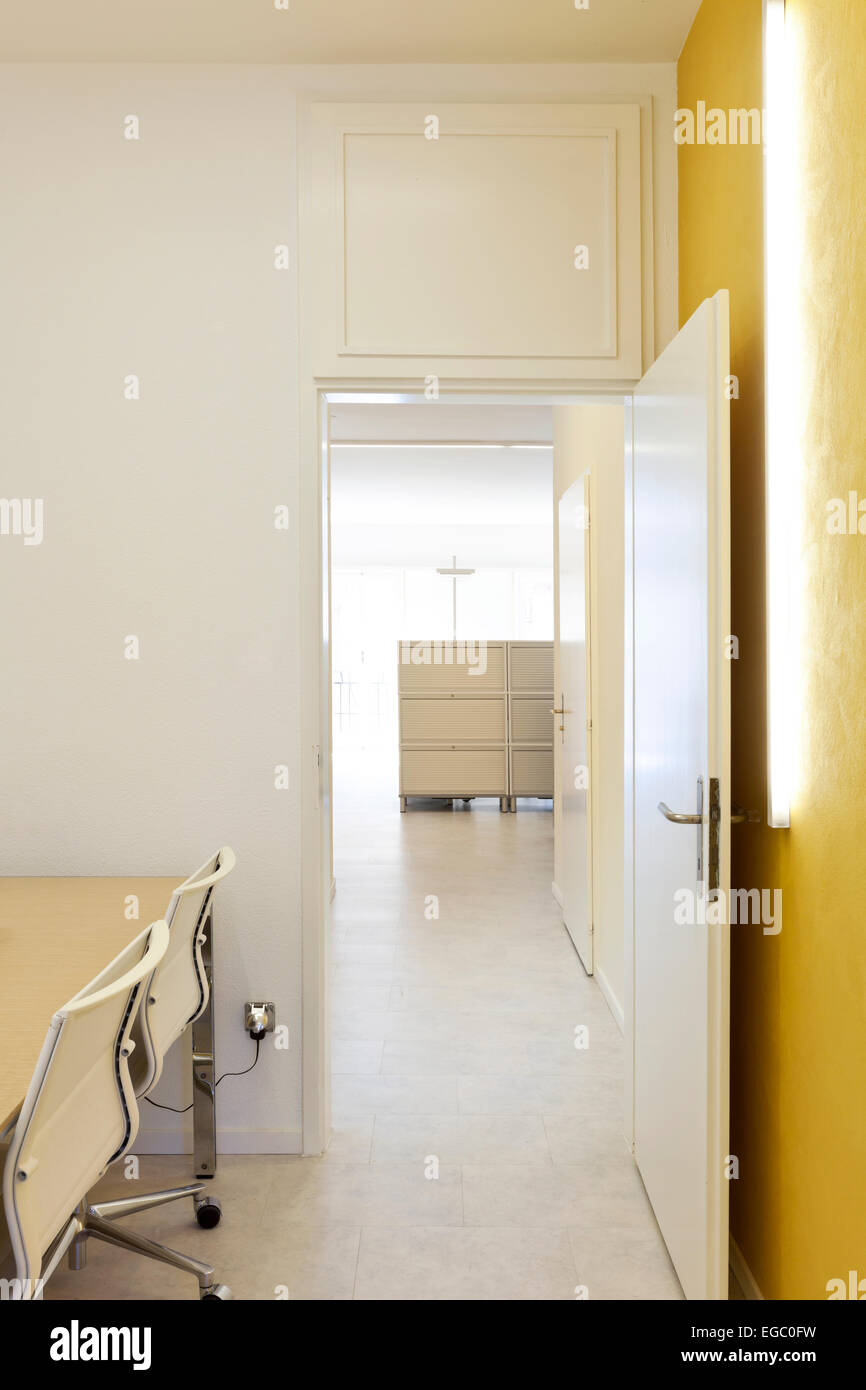 modern office interior design, passage Stock Photo - Alamy