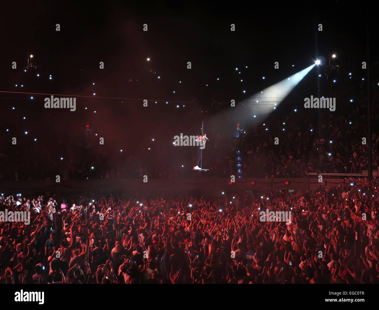 The Drake vs Lil Wayne battle concert, held at the legendary Forest ...