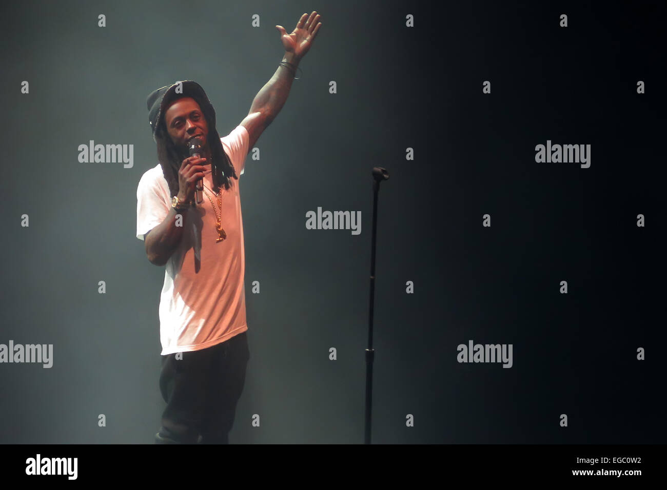 The Drake vs Lil Wayne battle concert, held at the legendary Forest ...