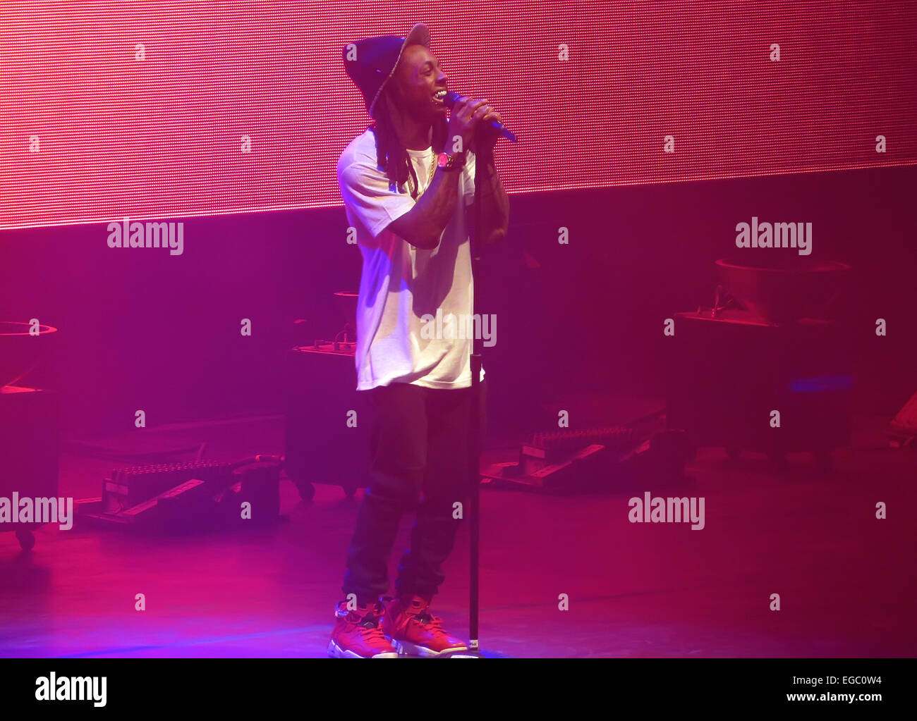 The Drake vs Lil Wayne battle concert, held at the legendary Forest ...