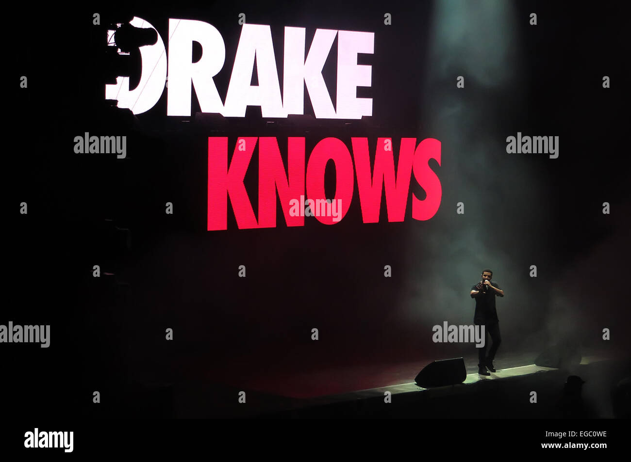 The Drake vs Lil Wayne battle concert, held at the legendary Forest ...