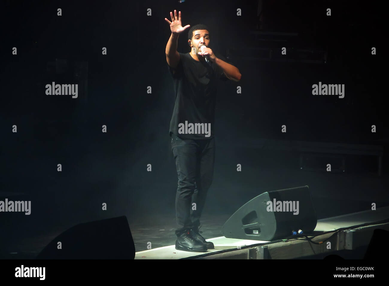 The Drake vs Lil Wayne battle concert, held at the legendary Forest ...
