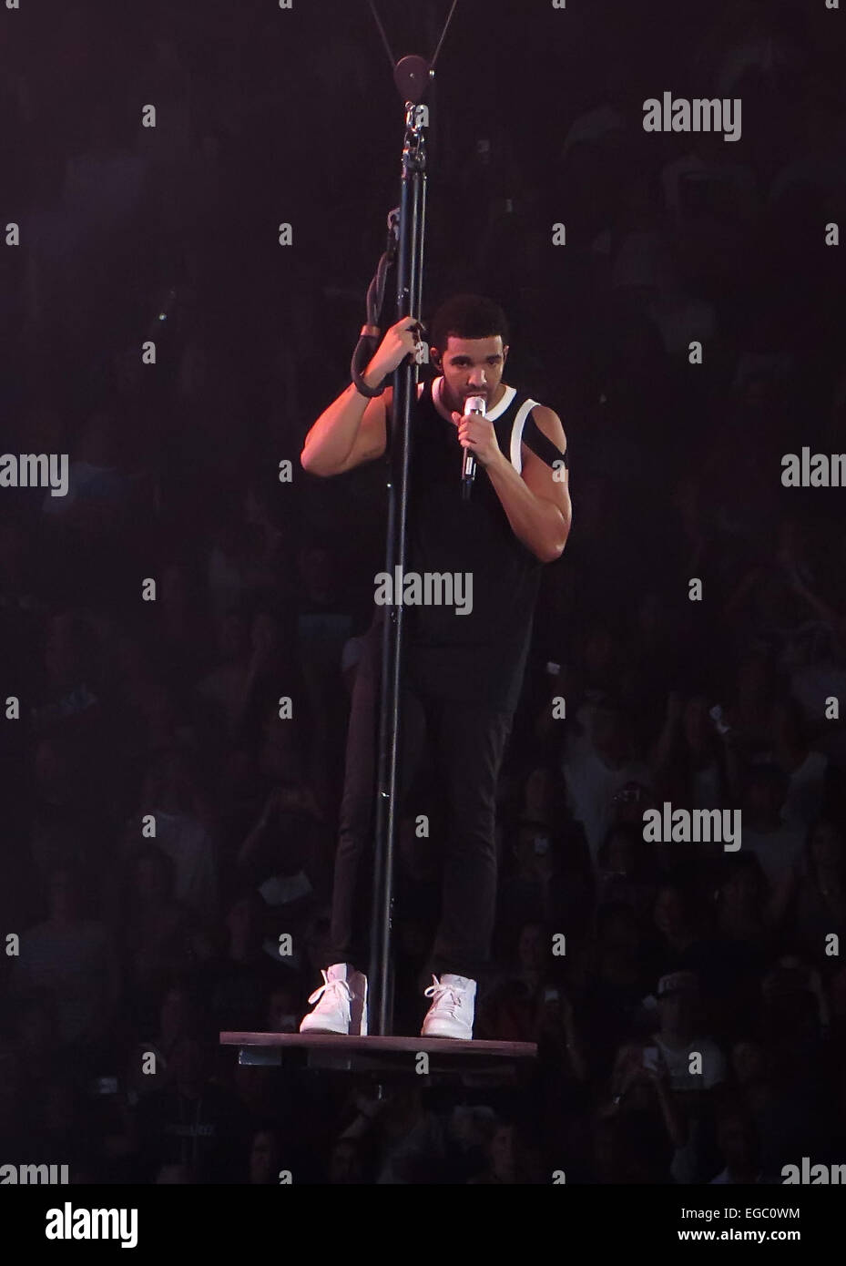 The Drake vs Lil Wayne battle concert, held at the legendary Forest ...