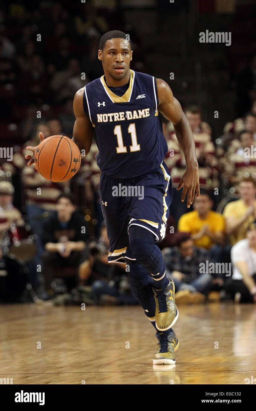 February 21, 2015: Notre Dame Fighting Irish guard Demetrius Jackson ...