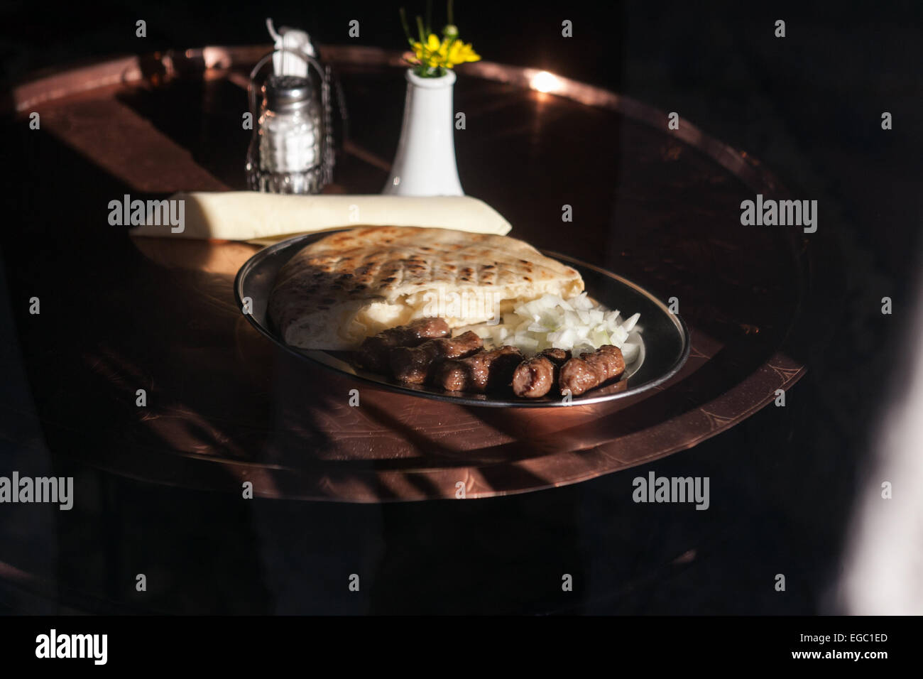 Cevapi or cevapcici, a traditional Bosnian meat dish Stock Photo - Alamy