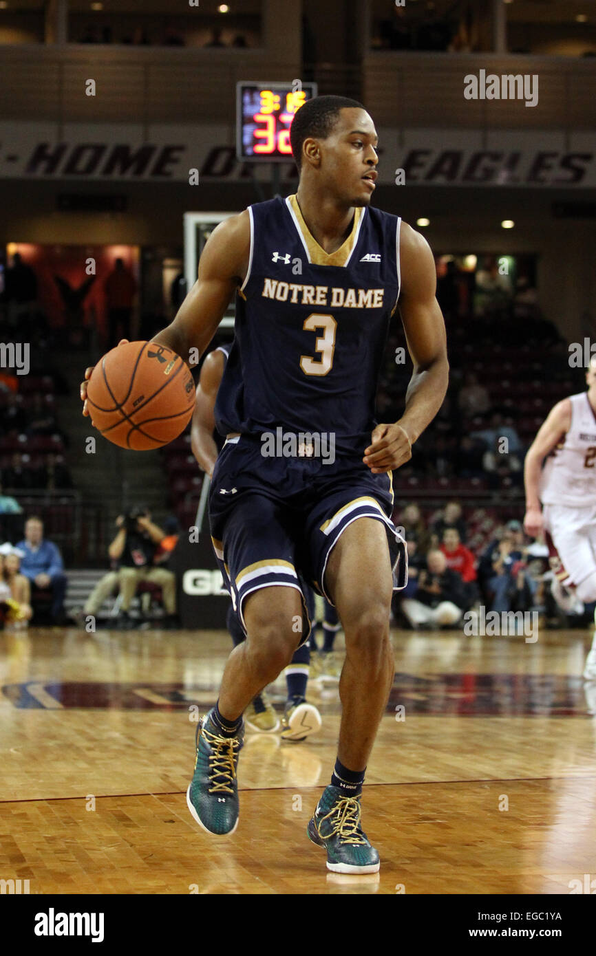 Notre dame fighting irish forward v j beachem 3 hi-res stock ...