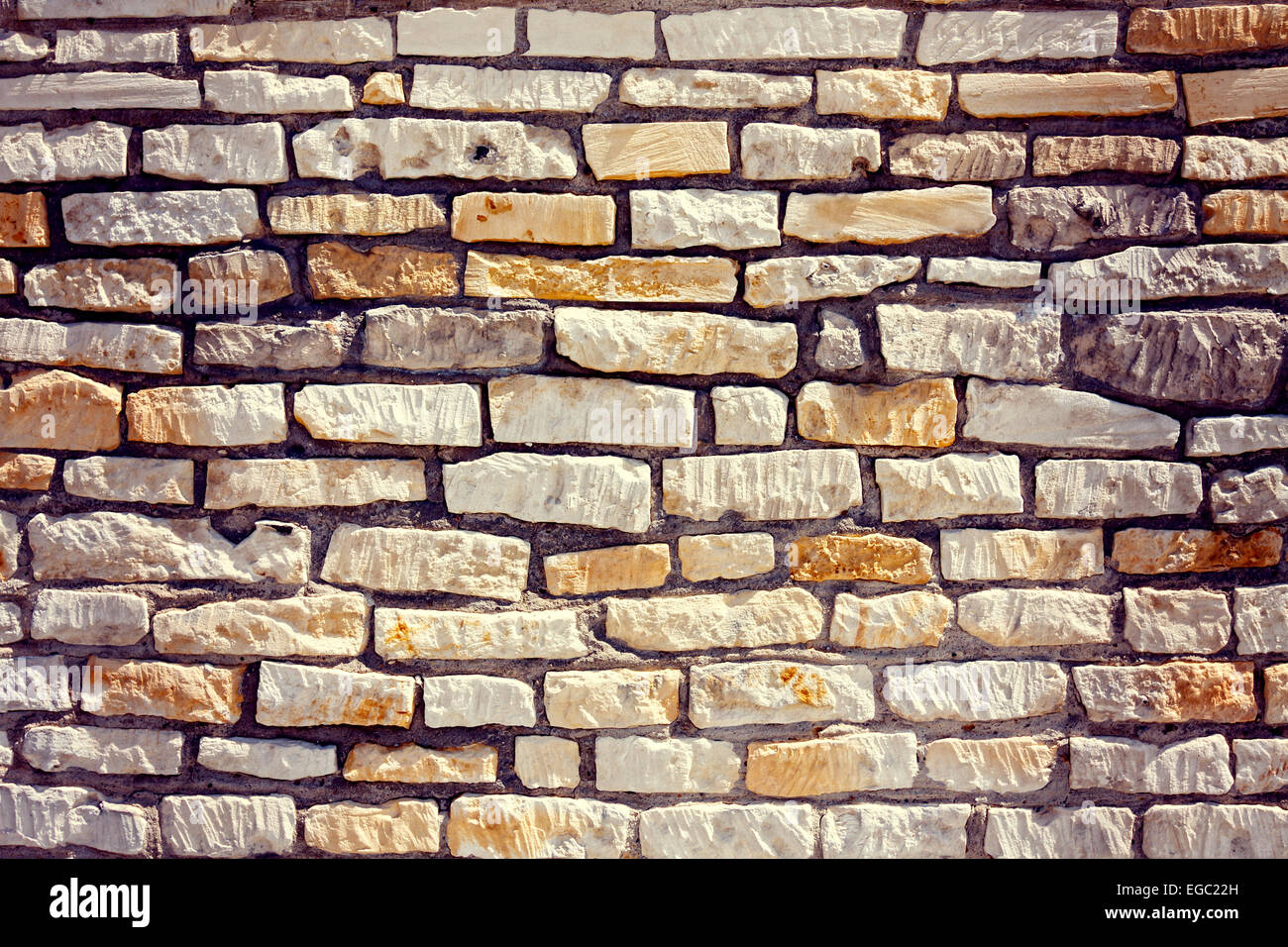 vintage stone wal Stock Photo - Alamy