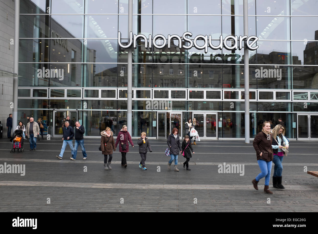 Union Square Shopping Mall Aberdeen Stock Photo - Alamy