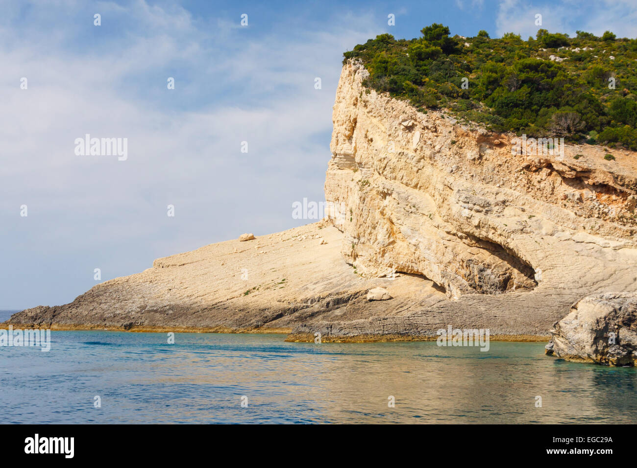 Keri caves on Zakynthos island, Greece Stock Photo - Alamy