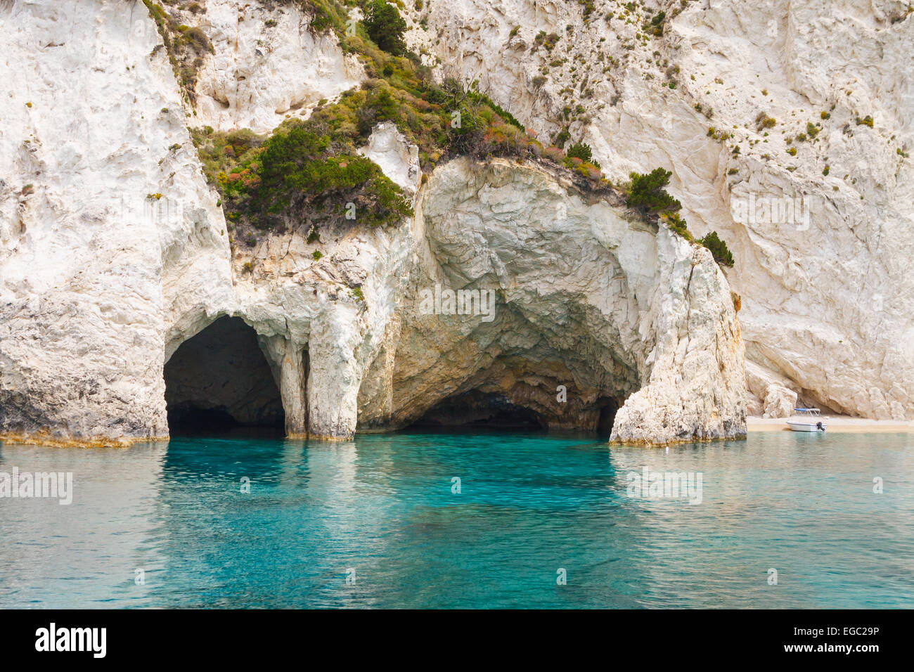 Keri caves on Zakynthos island, Greece Stock Photo - Alamy