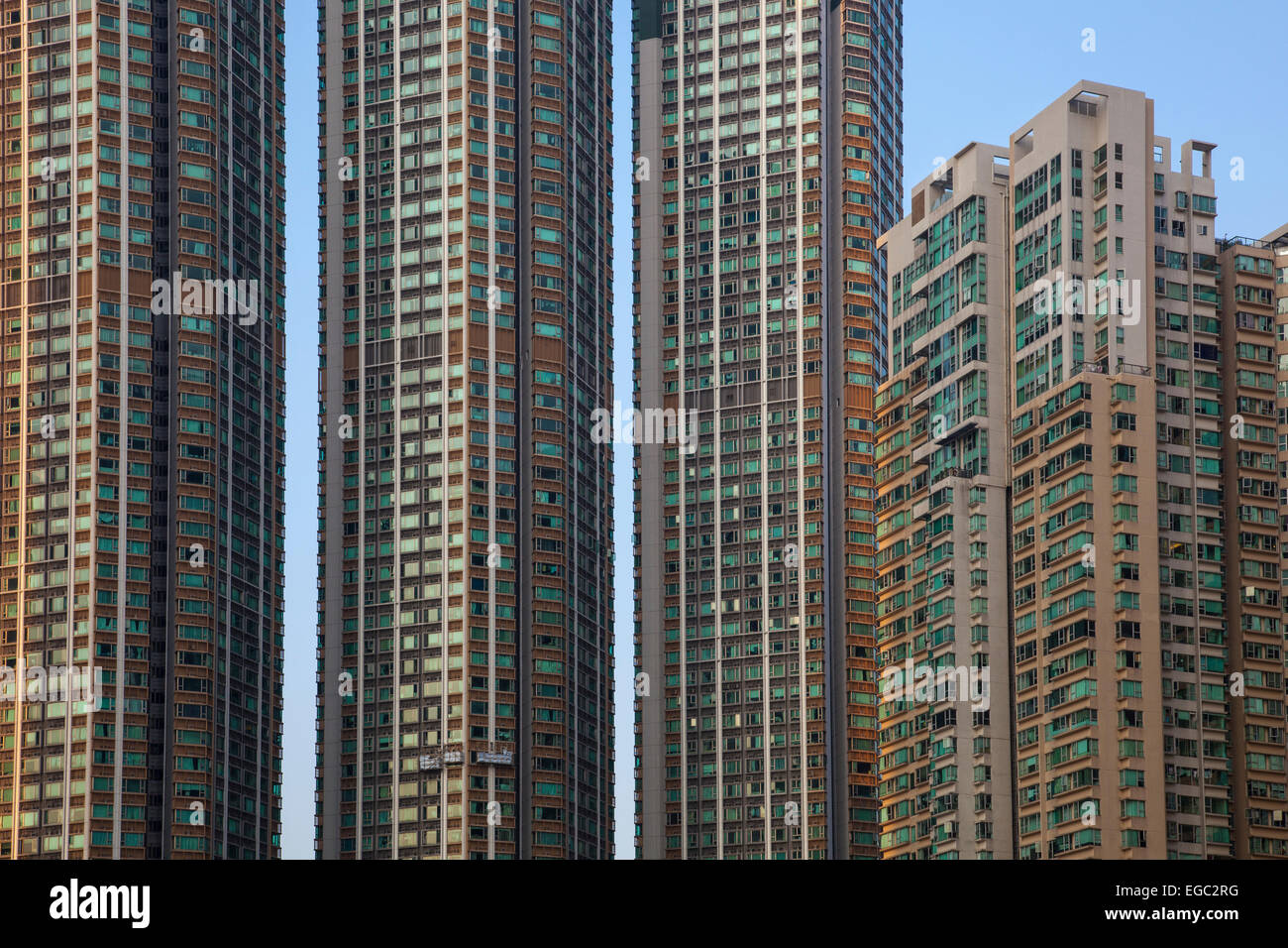 High rise residential buildings in Kowloon, Hong Kong Stock Photo - Alamy