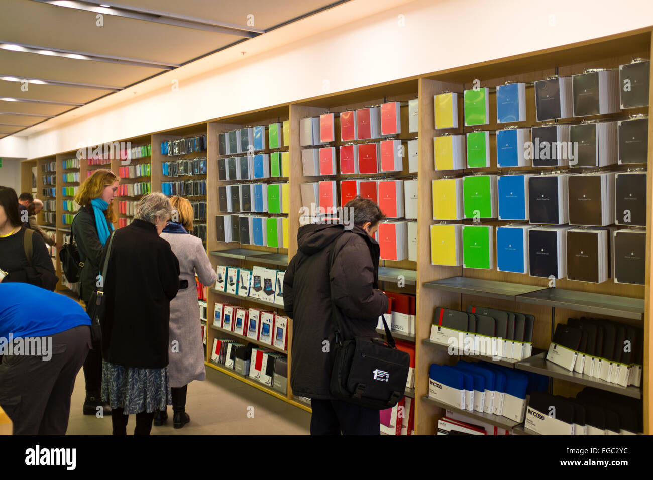 Apple store,Very Busy store where large numbers of Apple Products are ...