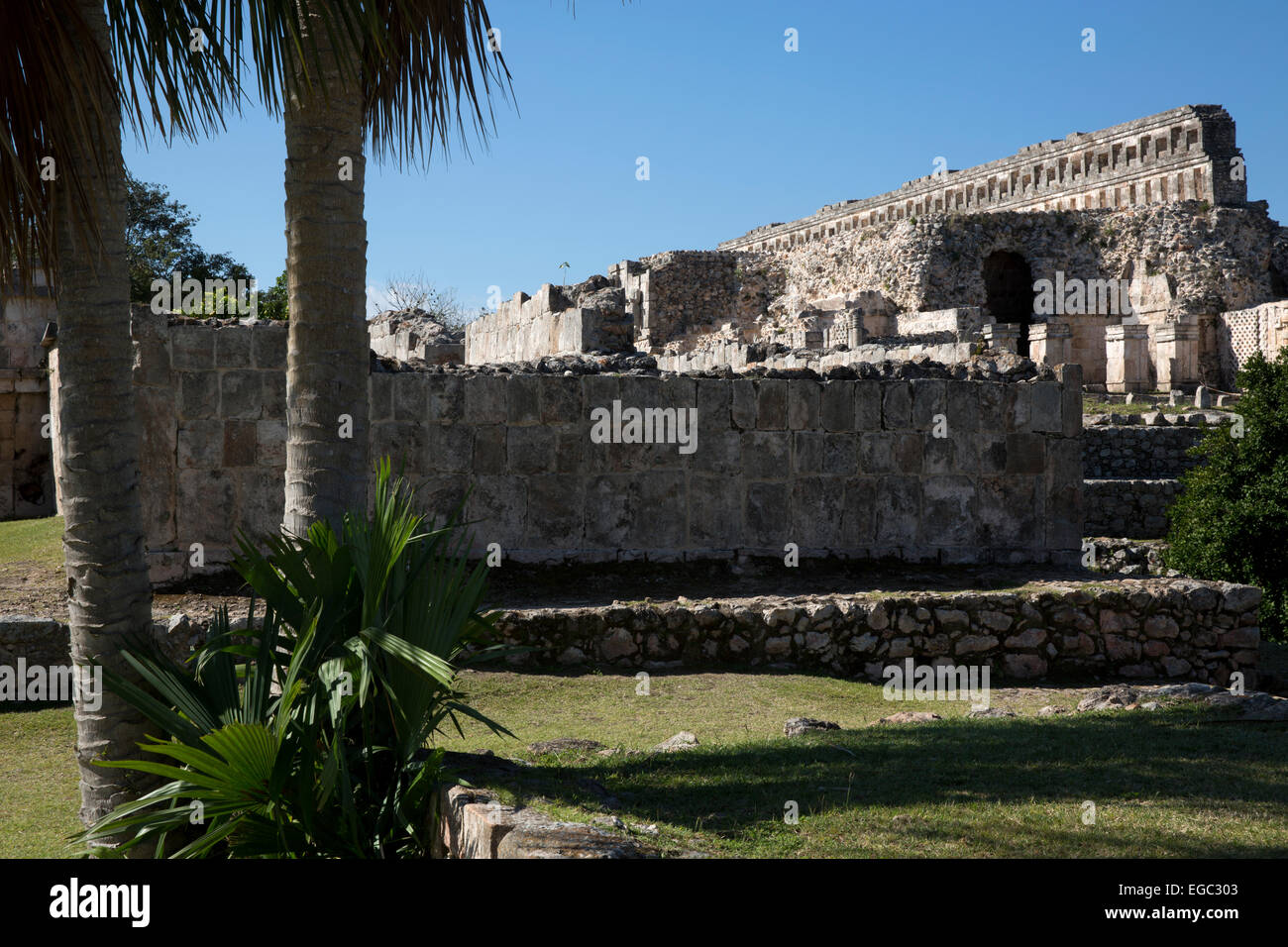 Codz Poop, Mayan ruins at Kabah, Yucatan, Mexico Stock Photo - Alamy
