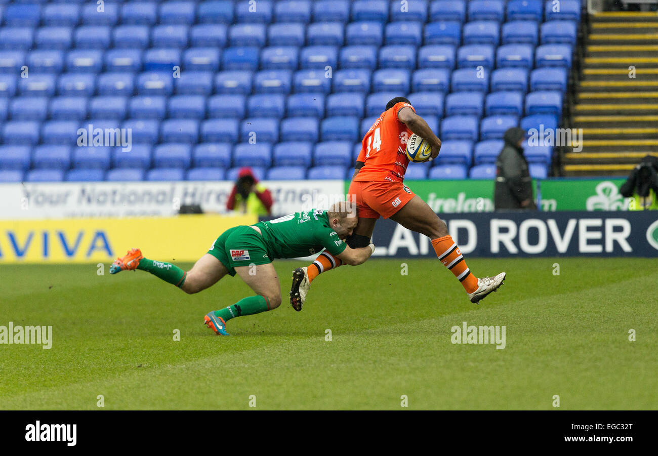 Reading, UK. 22nd Feb, 2015. Aviva Premiership. London Irish versus ...