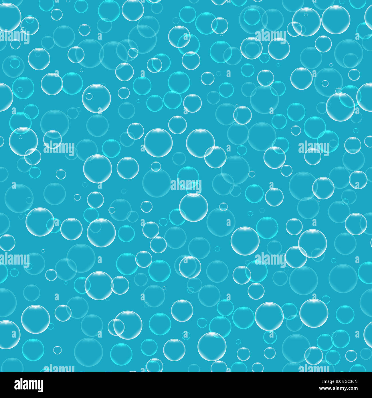 Seamless pattern of transparent bubbles on a homogeneous background ...