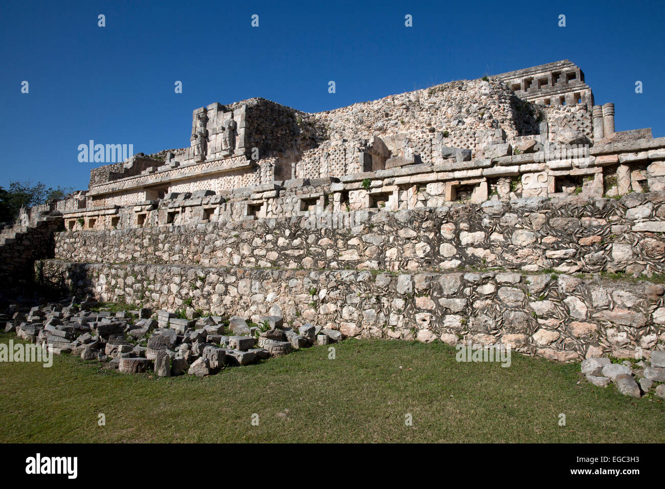 Codz Poop, Mayan ruins at Kabah, Yucatan, Mexico Stock Photo - Alamy
