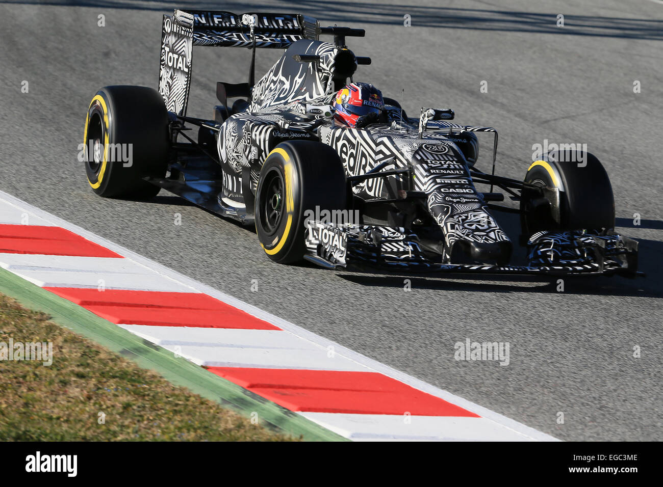 Barcelona, Spain. 22nd Feb, 2015. Infiniti Red Bull Racing team driver ...