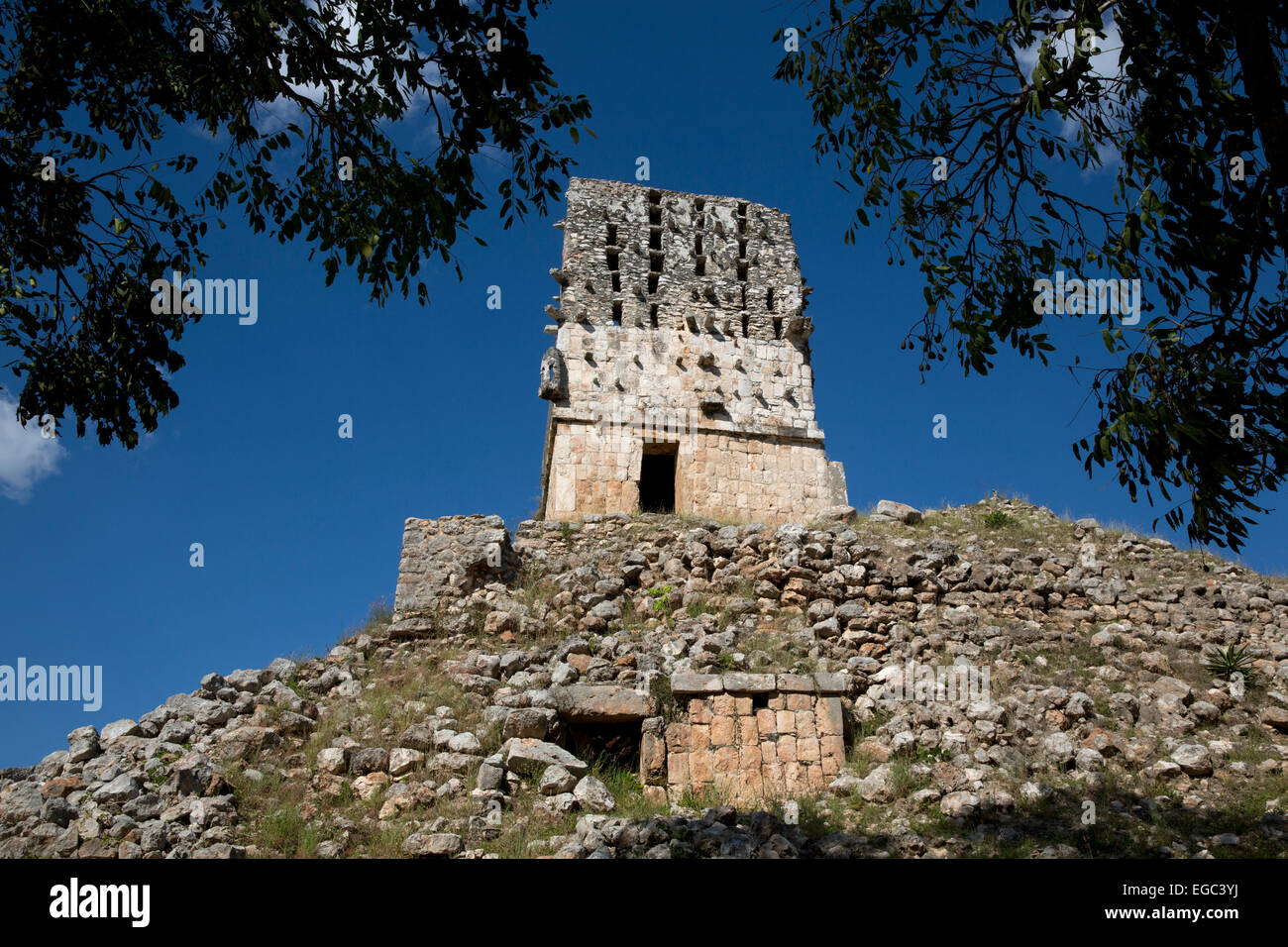 El Mirador, Mayan ruins at Labna, Yucatan, Mexico Stock Photo - Alamy
