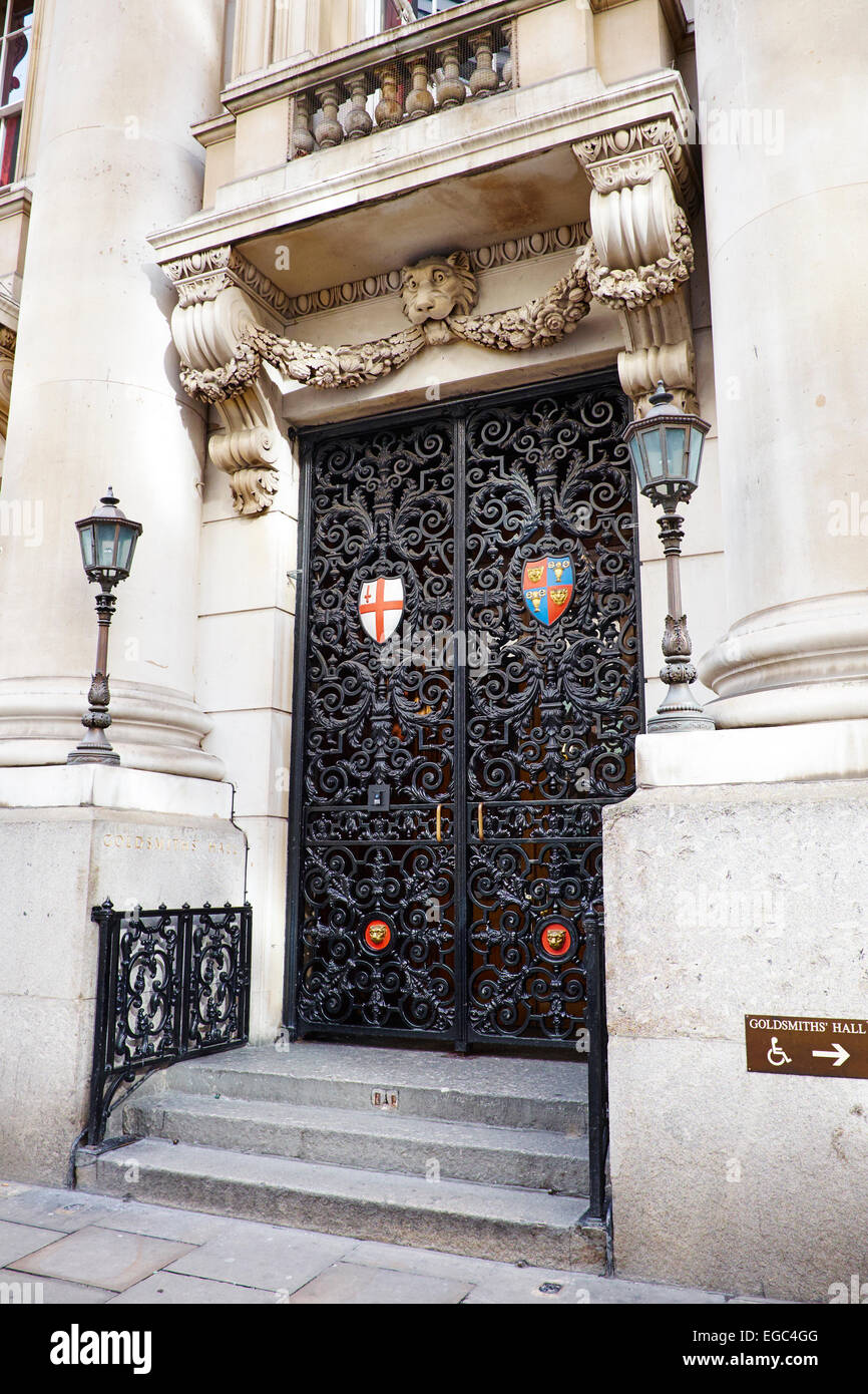Goldsmiths Hall Foster Lane City Of London UK Stock Photo - Alamy
