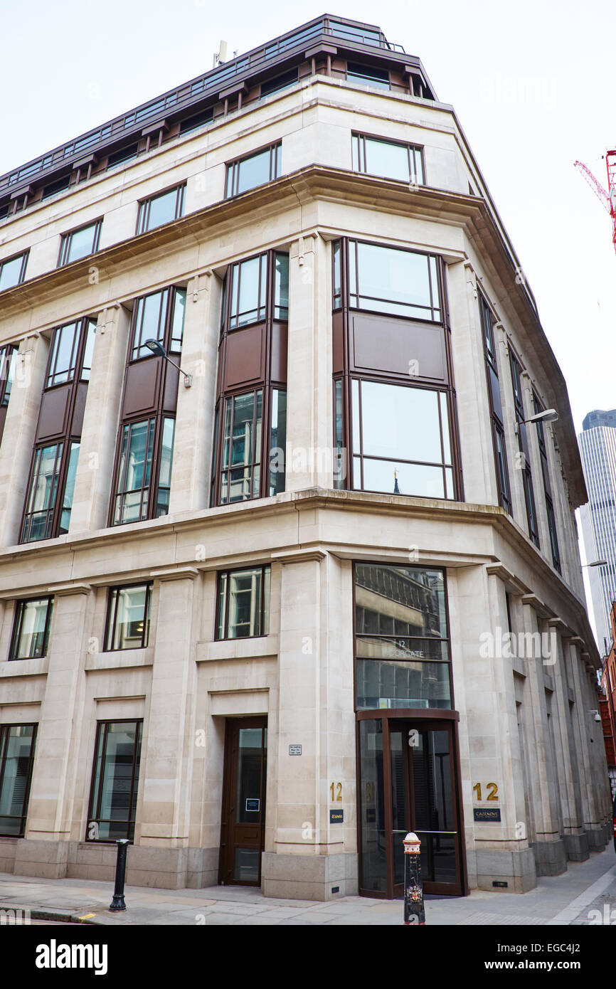 Schroders Moorgate City Of London UK Stock Photo - Alamy