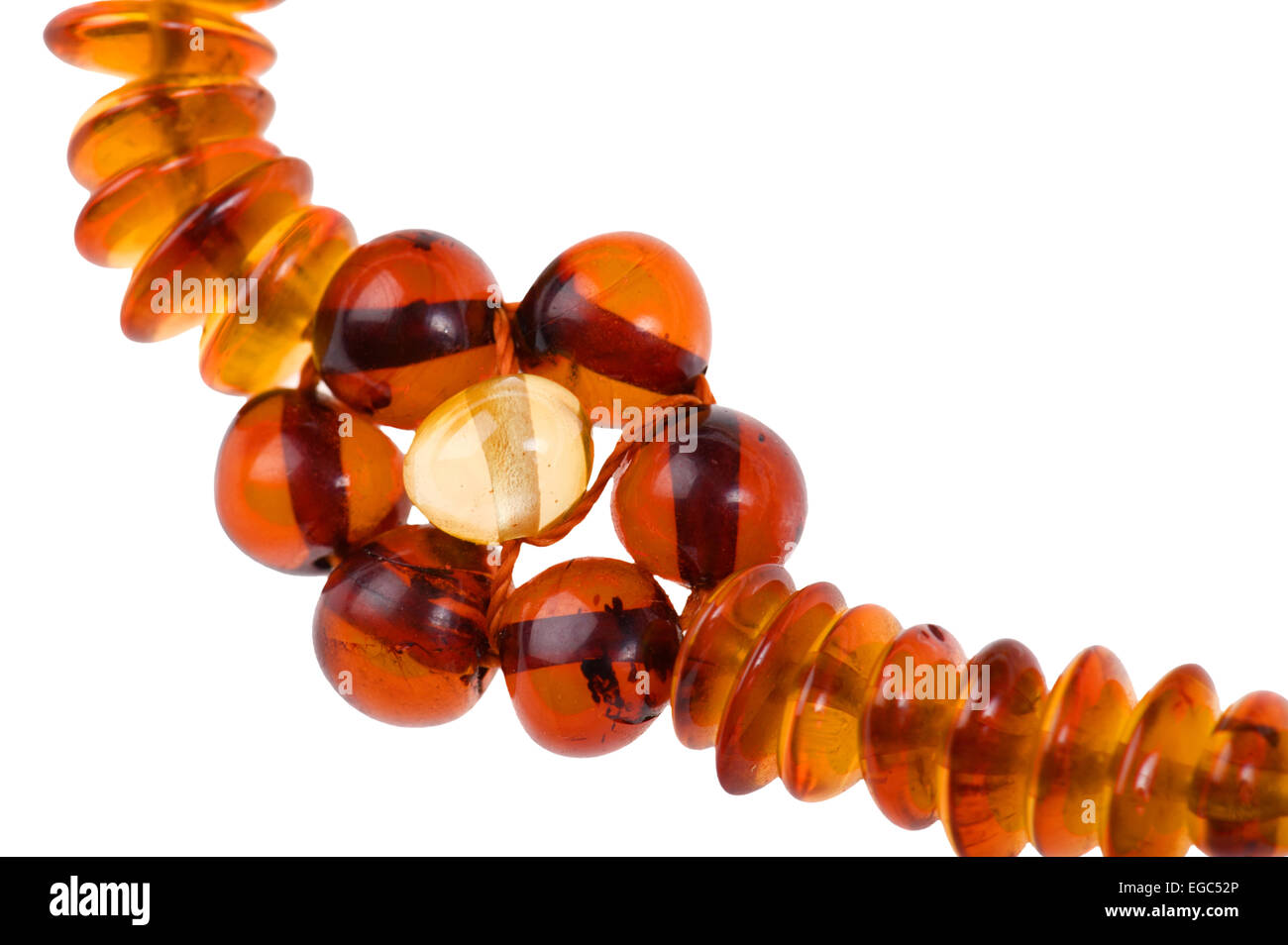 isolated object on white - Baltic amber Stock Photo - Alamy