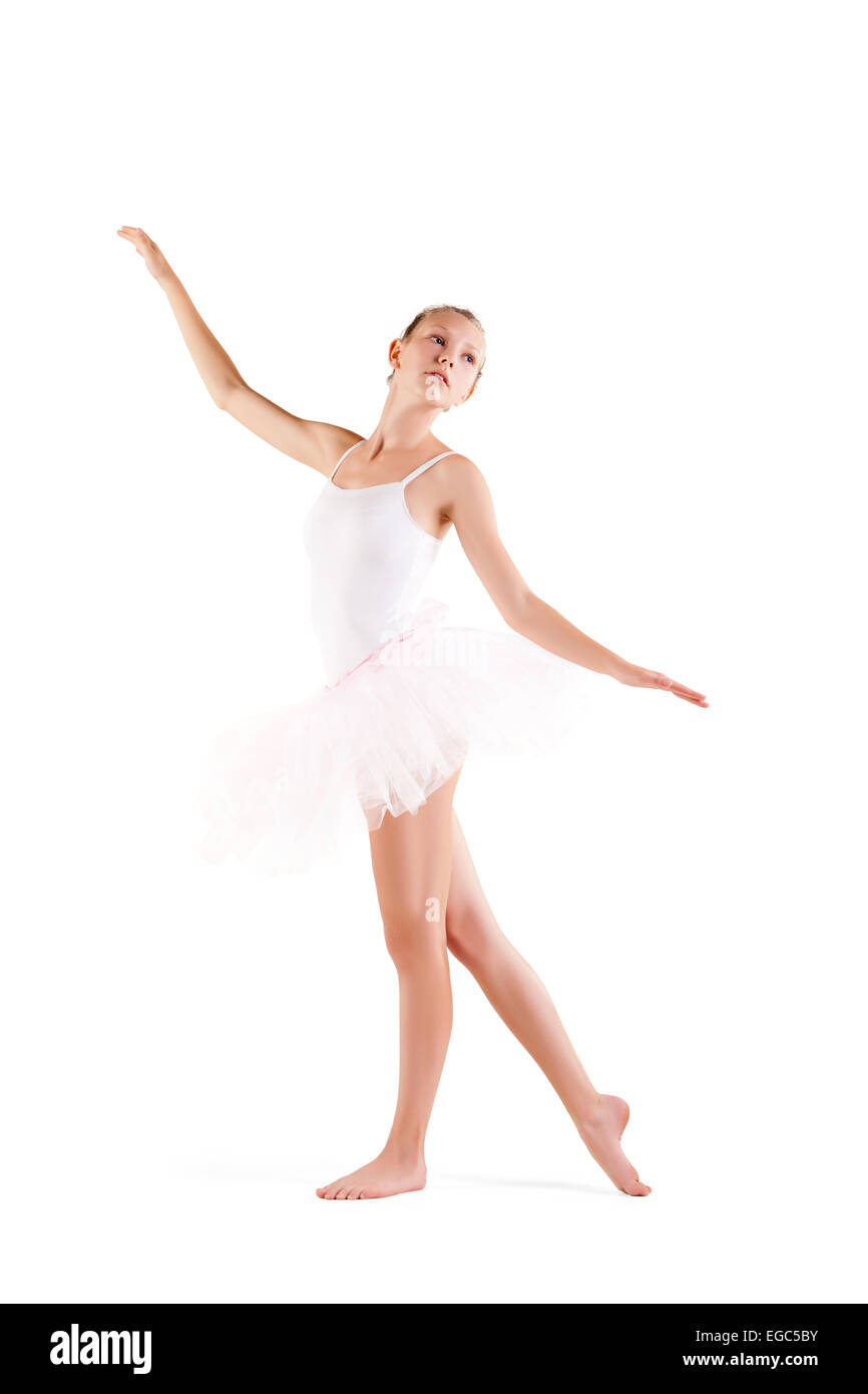 Young girl in tutu Cut Out Stock Images & Pictures - Alamy