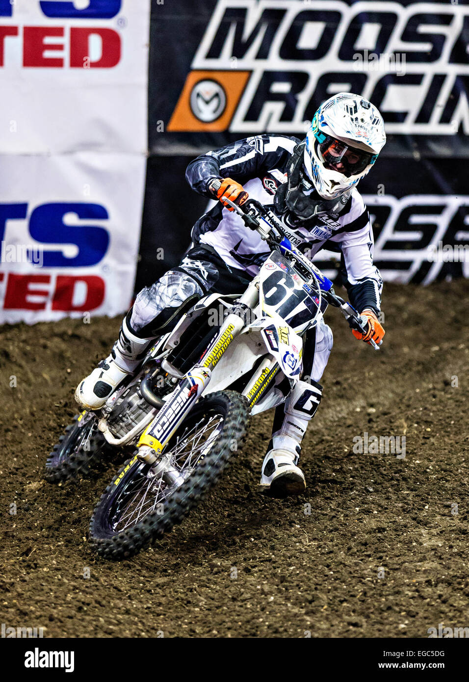 Tampa, Florida, USA. 22nd February, 2015. Gavin Faith #617 in action at ...