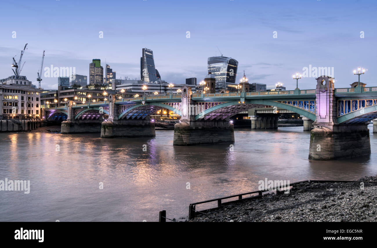 City of London. Financial district office buildings in the City of ...