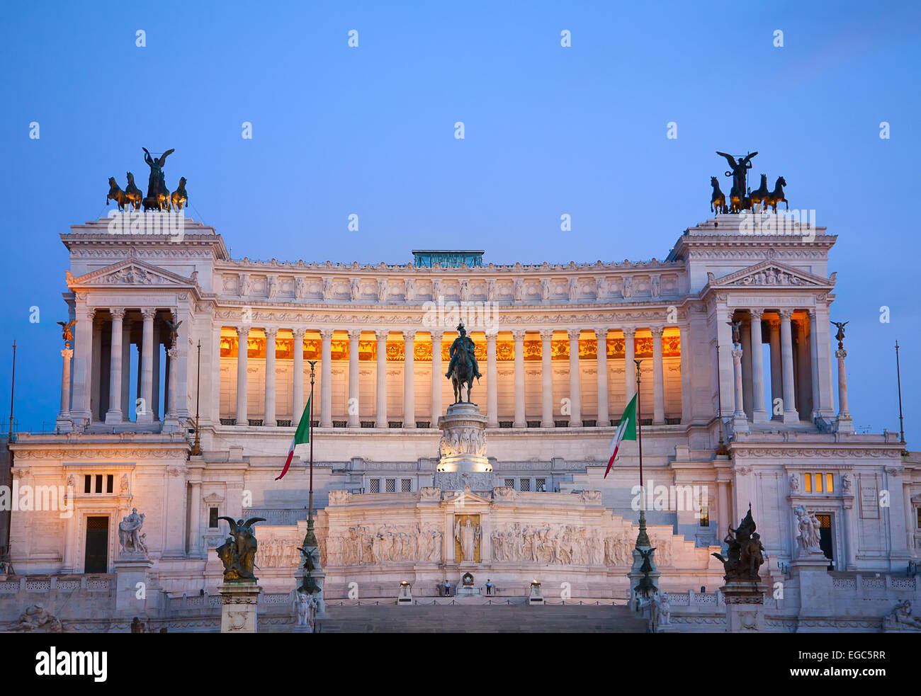 Famous "Altare della Patria" in Rome, Italy Stock Photo - Alamy