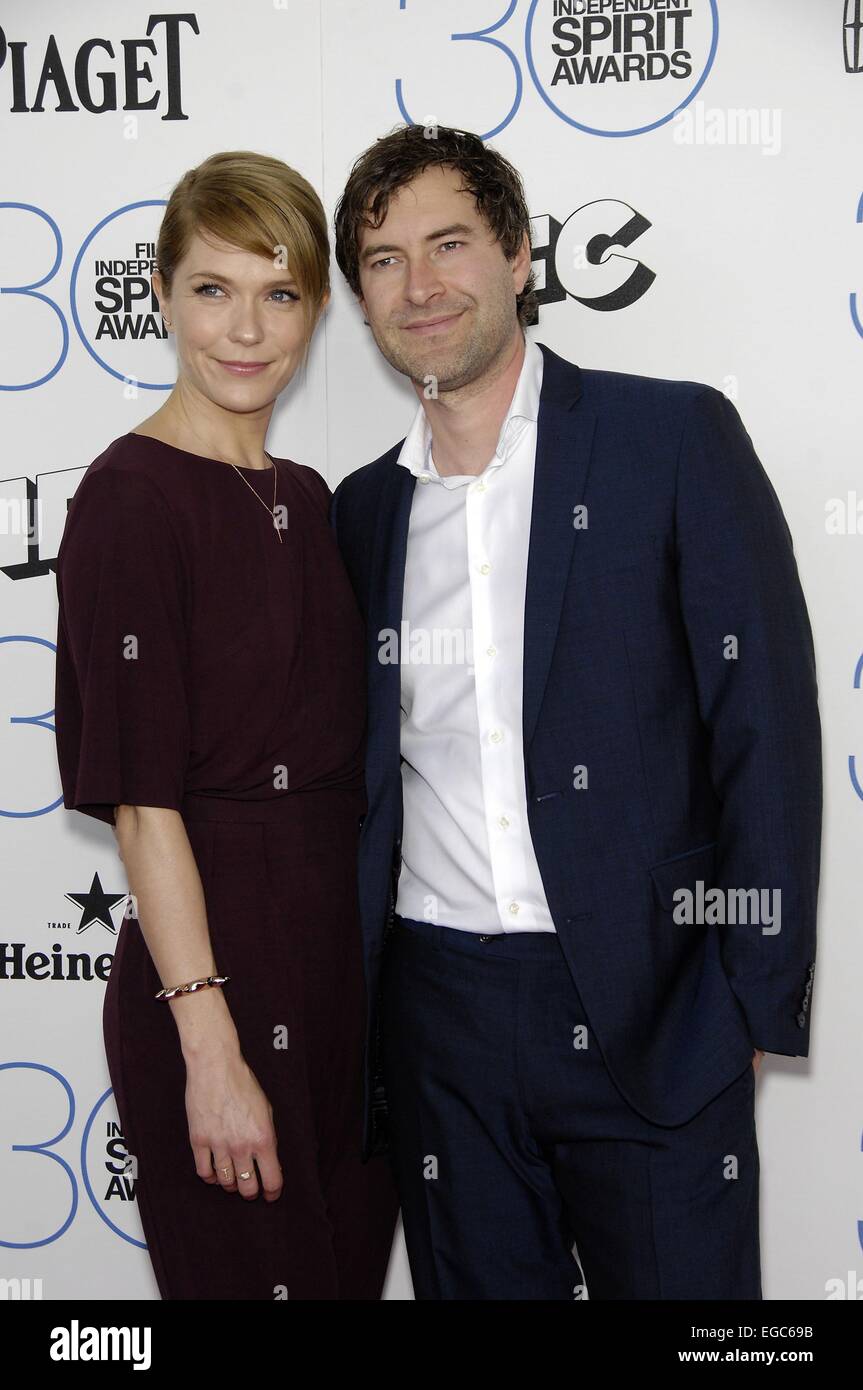 Santa Monica, CA. 21st Feb, 2015. Katie Aselton, Mark Duplass at ...