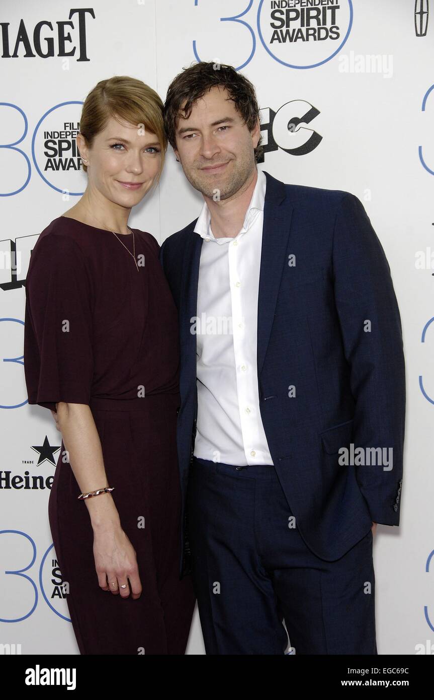 Santa Monica, CA. 21st Feb, 2015. Katie Aselton, Mark Duplass at ...