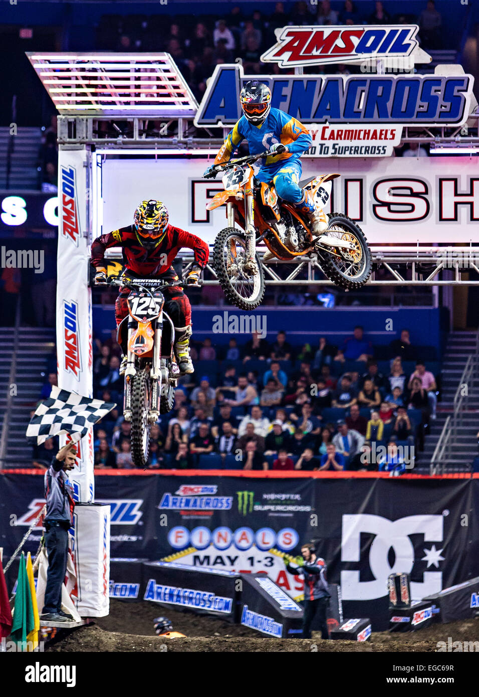 Tampa, Florida, USA. 22nd February, 2015. Daniel Blair #125 in action ...