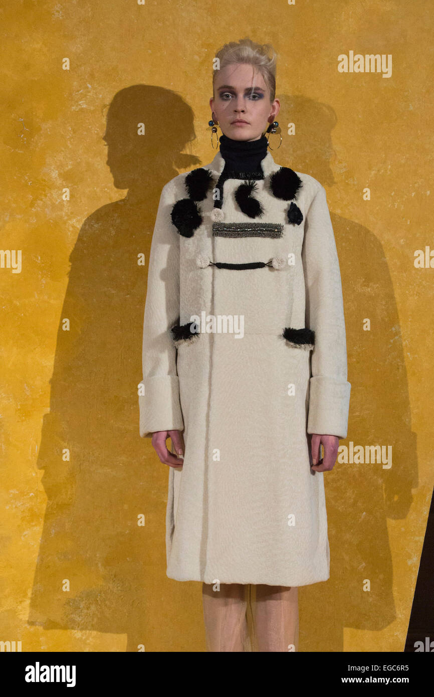 London, UK. 22 February 2015. Presentation/catwalk show by label "Toga ...