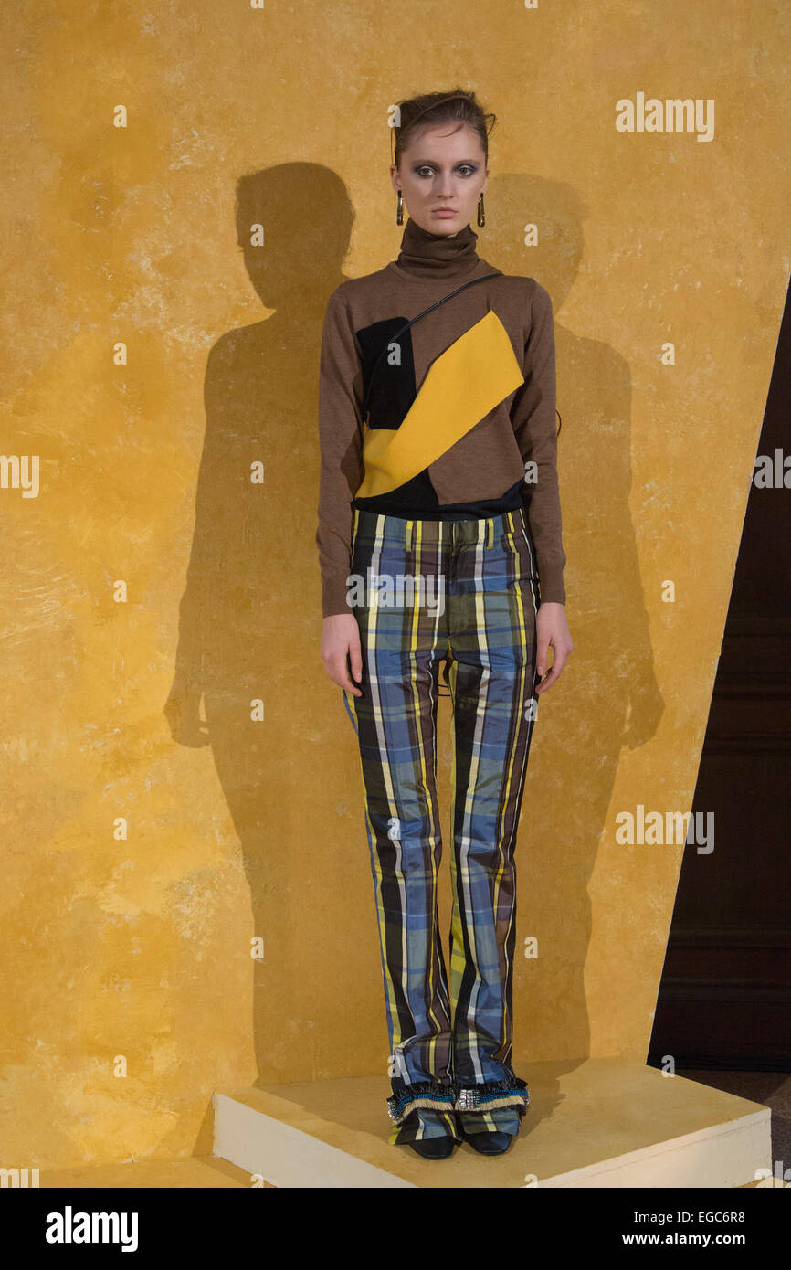 London, UK. 22 February 2015. Presentation/catwalk show by label "Toga ...