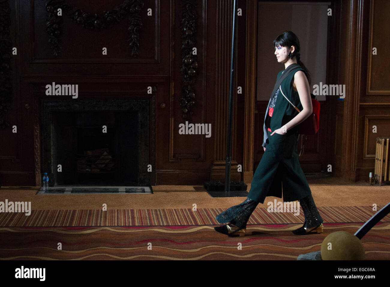 London, UK. 22 February 2015. Presentation/catwalk show by label "Toga ...