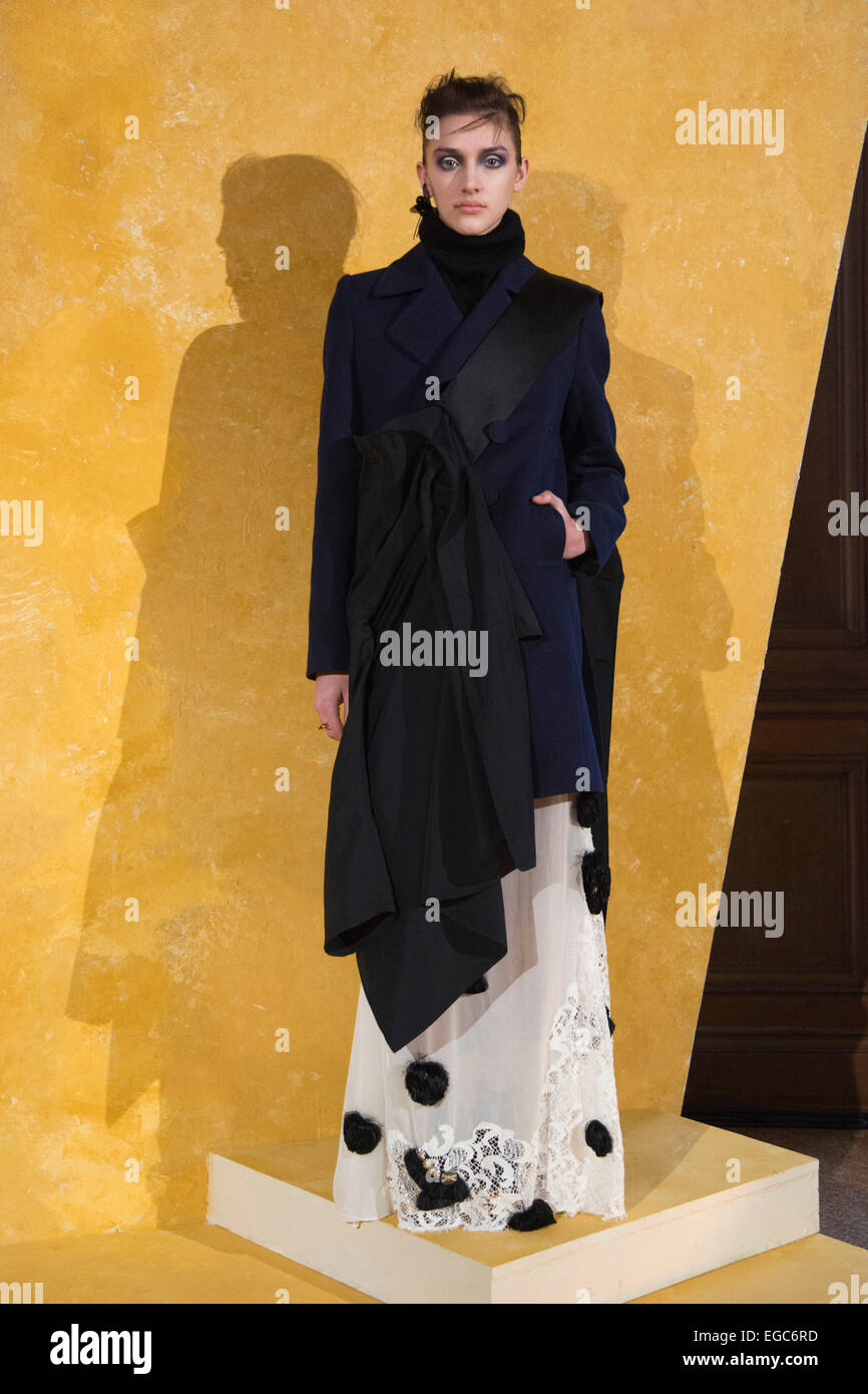 London, UK. 22 February 2015. Presentation/catwalk show by label "Toga ...