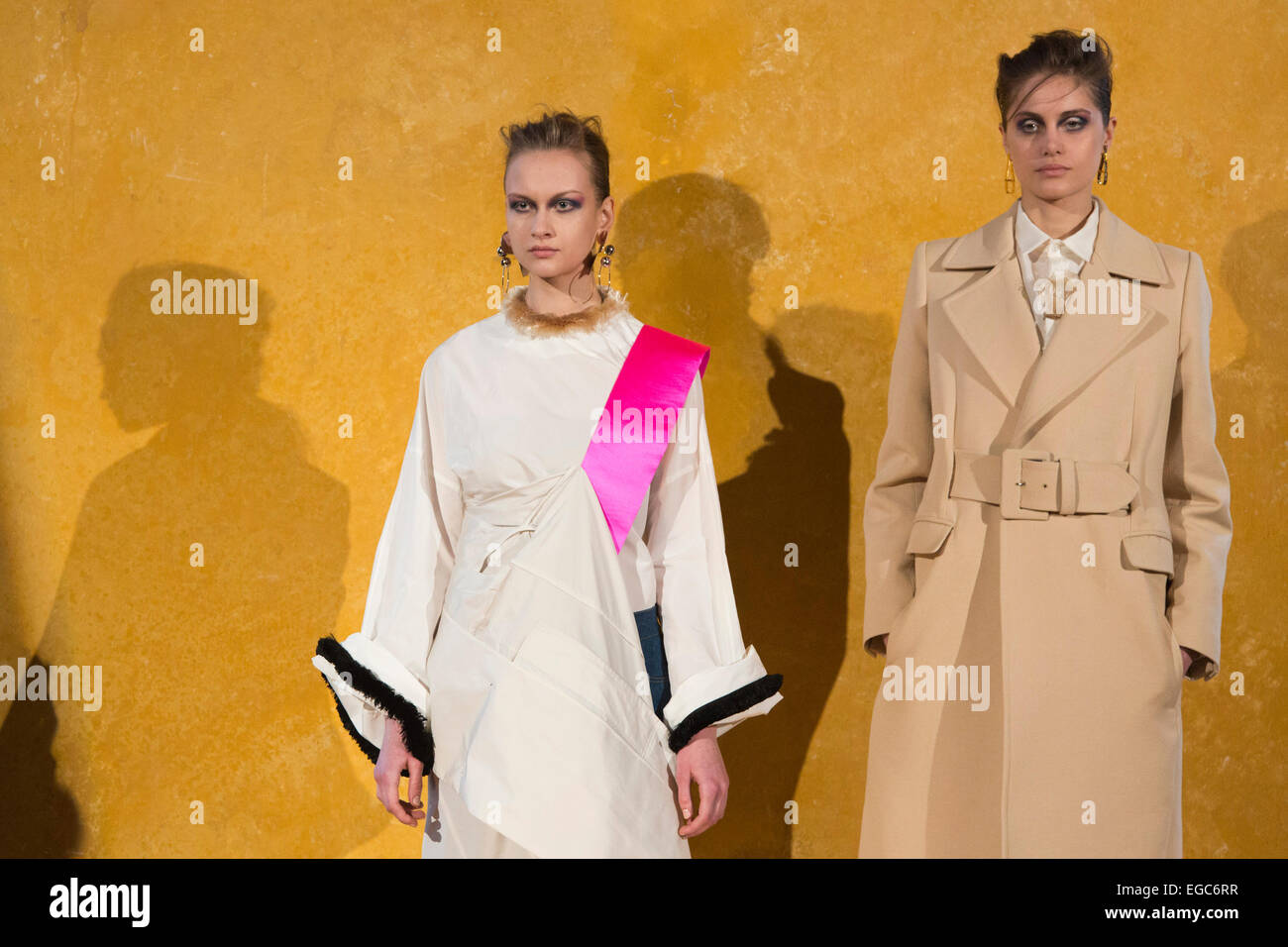 London, UK. 22 February 2015. Presentation/catwalk show by label "Toga ...