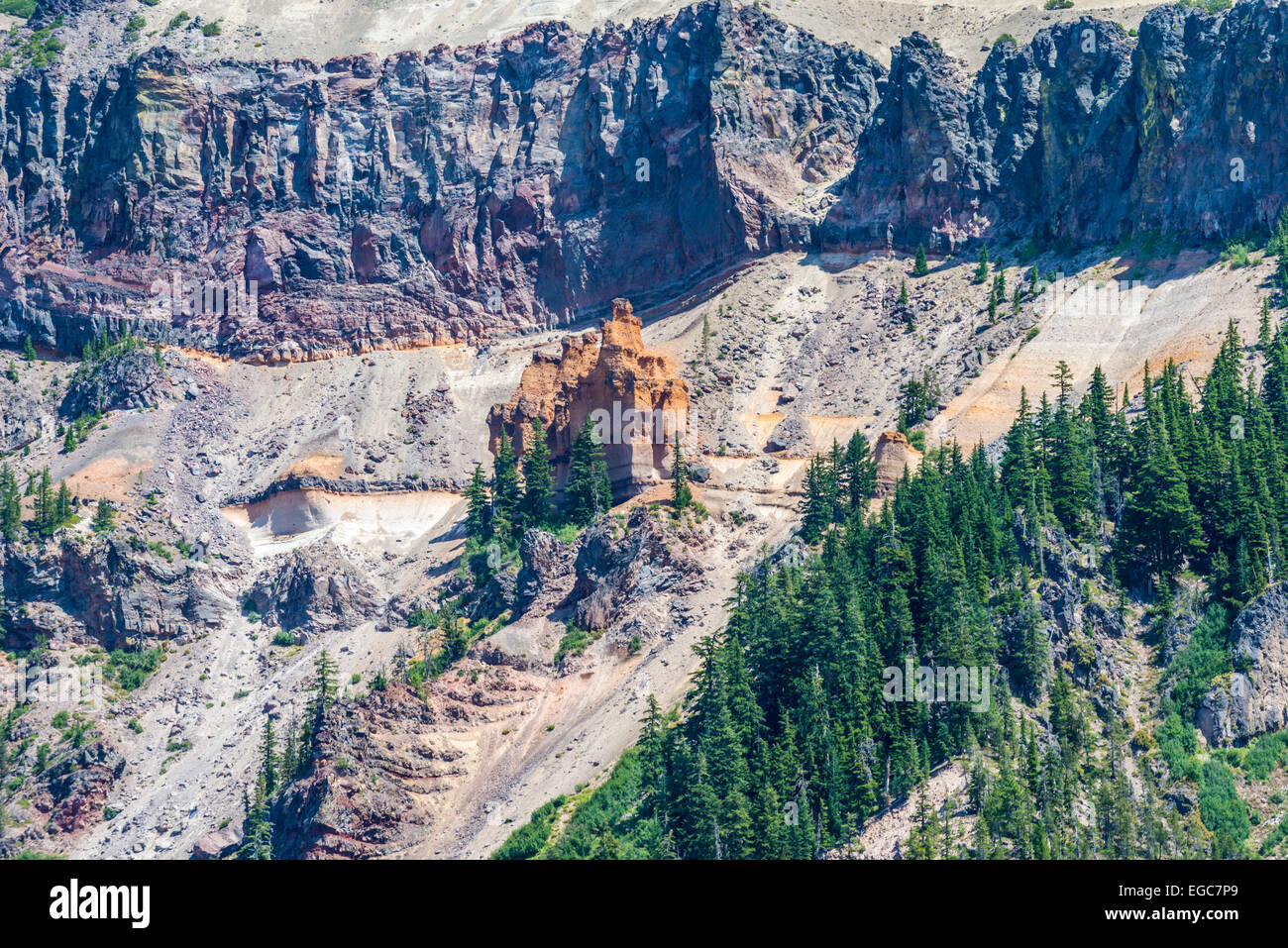 The Pumice Castle. Crater Lake National Park, Oregon, United States ...