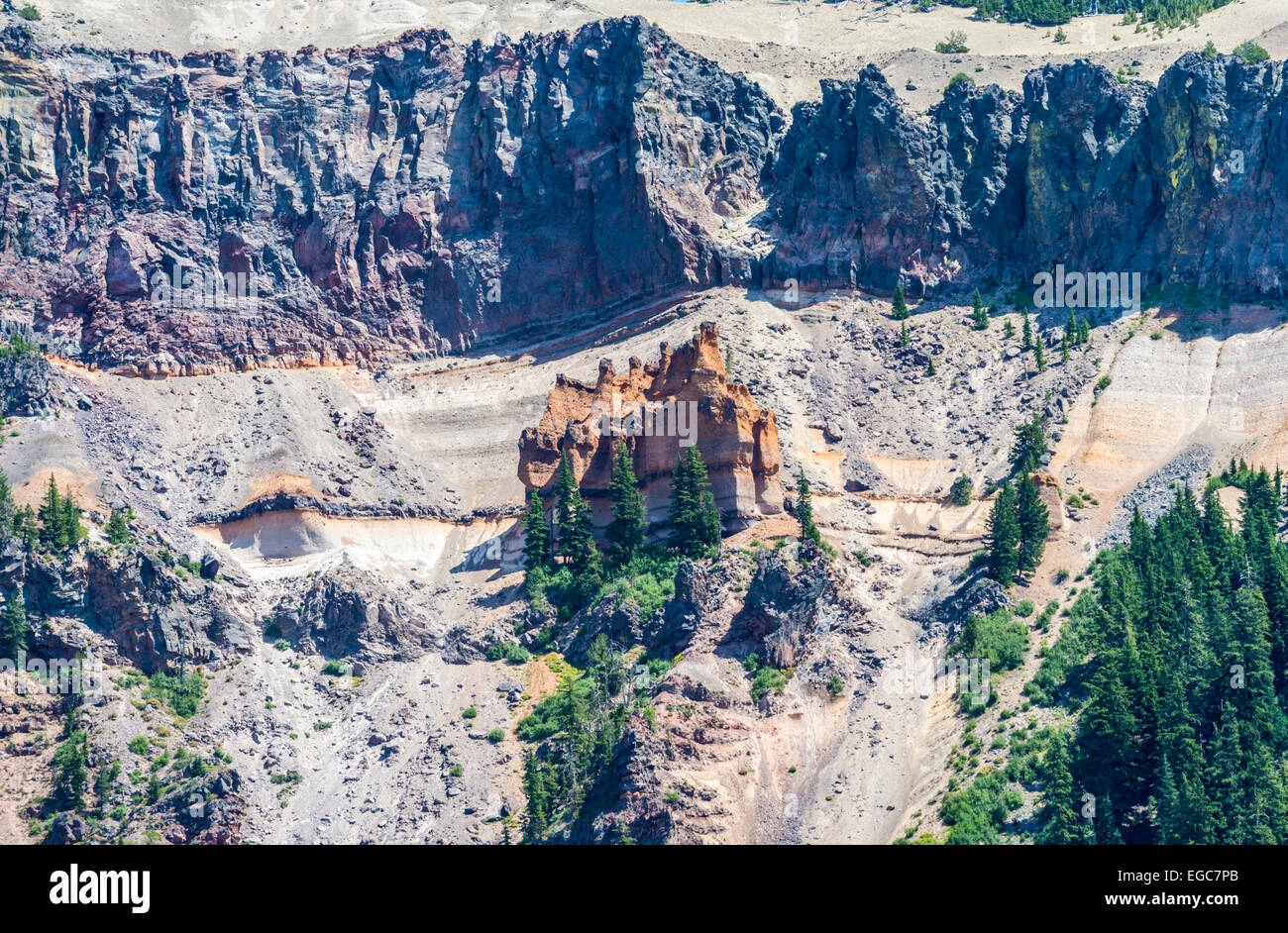 The Pumice Castle. Crater Lake National Park, Oregon, United States ...