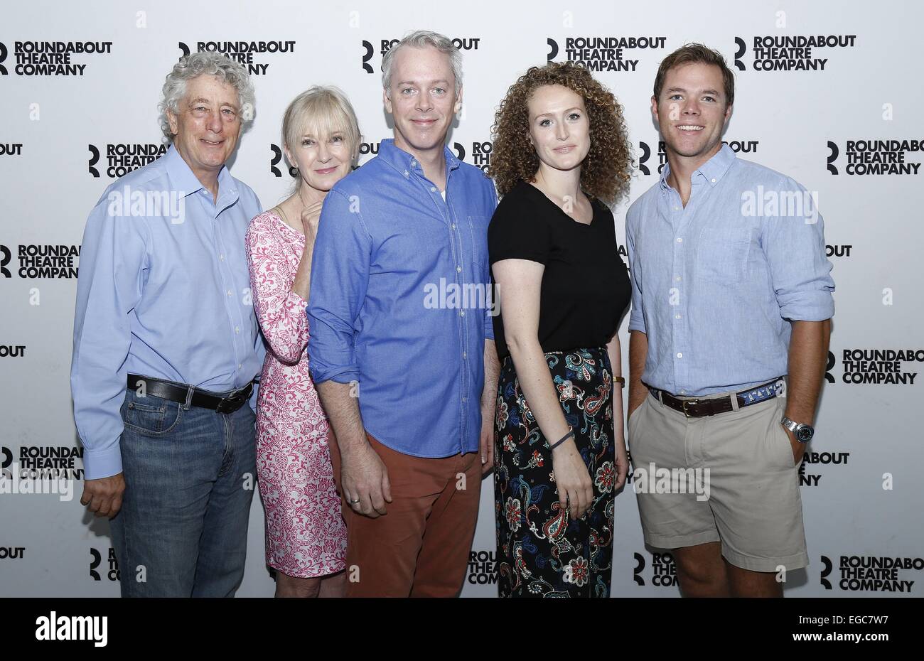 Photo call for Off-Broadway play Indian Ink, held at the Roundabout ...