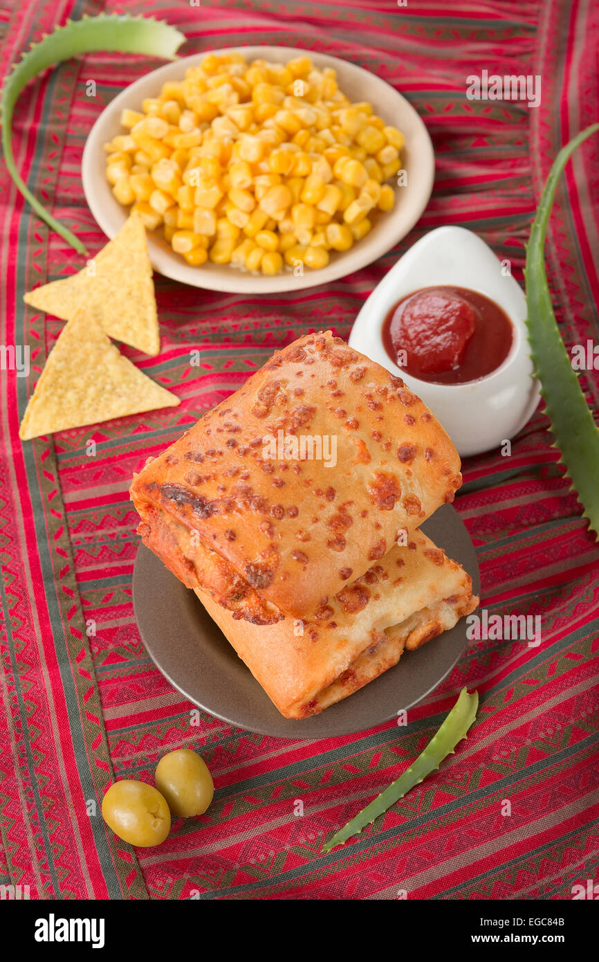 Mexican corn pie hi-res stock photography and images - Alamy