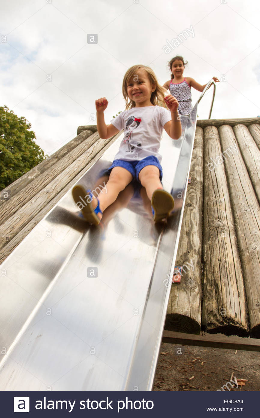 Going Down The Slide Stock Photos & Going Down The Slide Stock Images ...