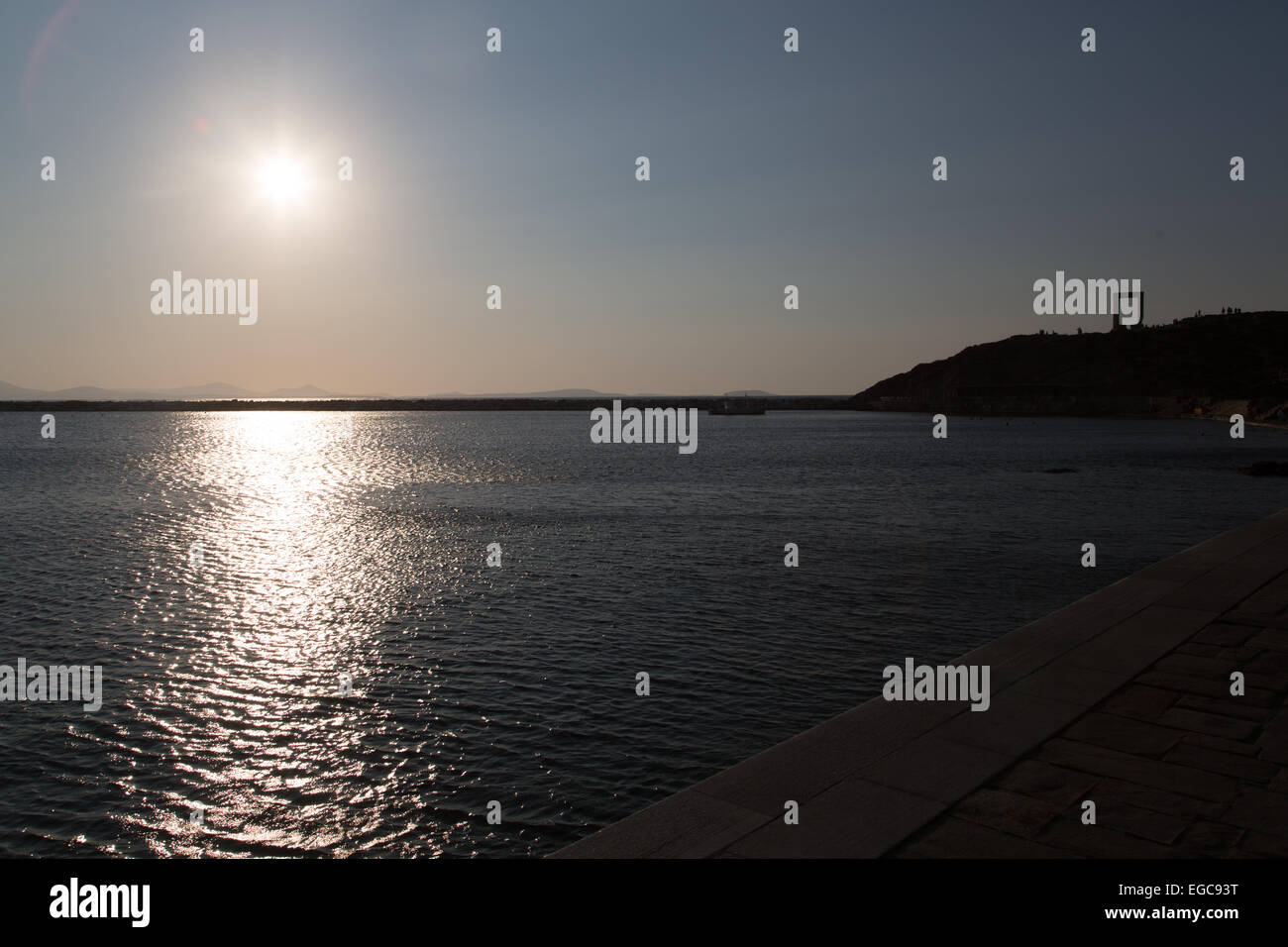 The Portara Gate of the Apollo Temple in Naxos island Stock Photo - Alamy