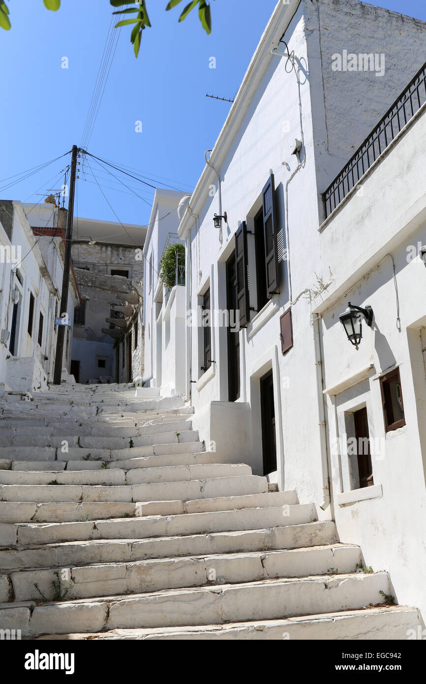 Village apiranthos hi-res stock photography and images - Alamy