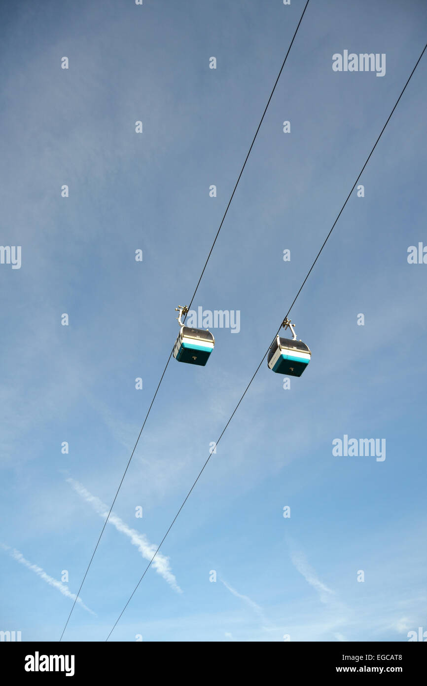 Cable car ride Portugal Lisbon Stock Photo - Alamy