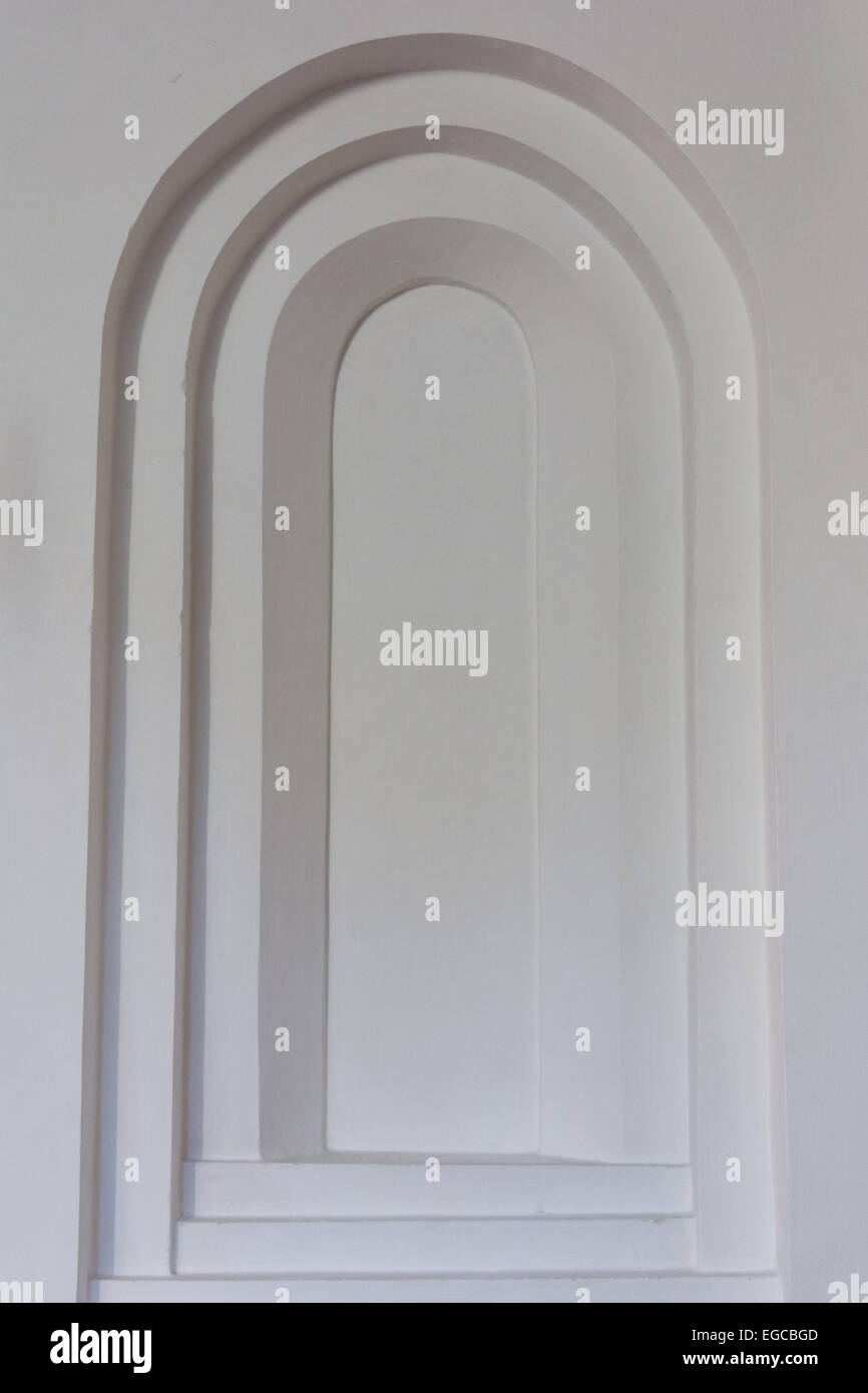 White stone window background made of stone Stock Photo - Alamy