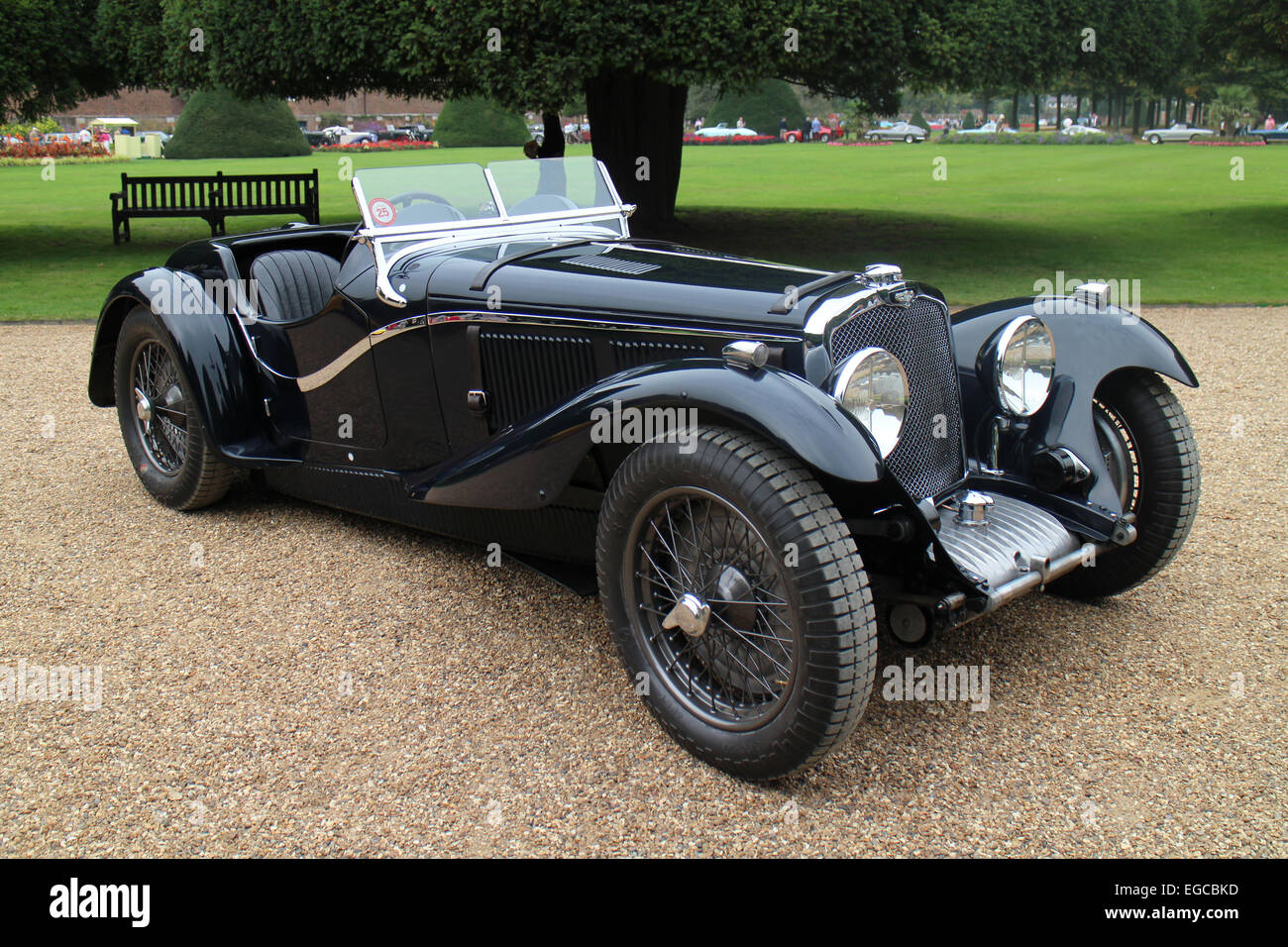 A 1934 Triumph Dolomite 8C SS Corsica Roadster classic car at Concours ...