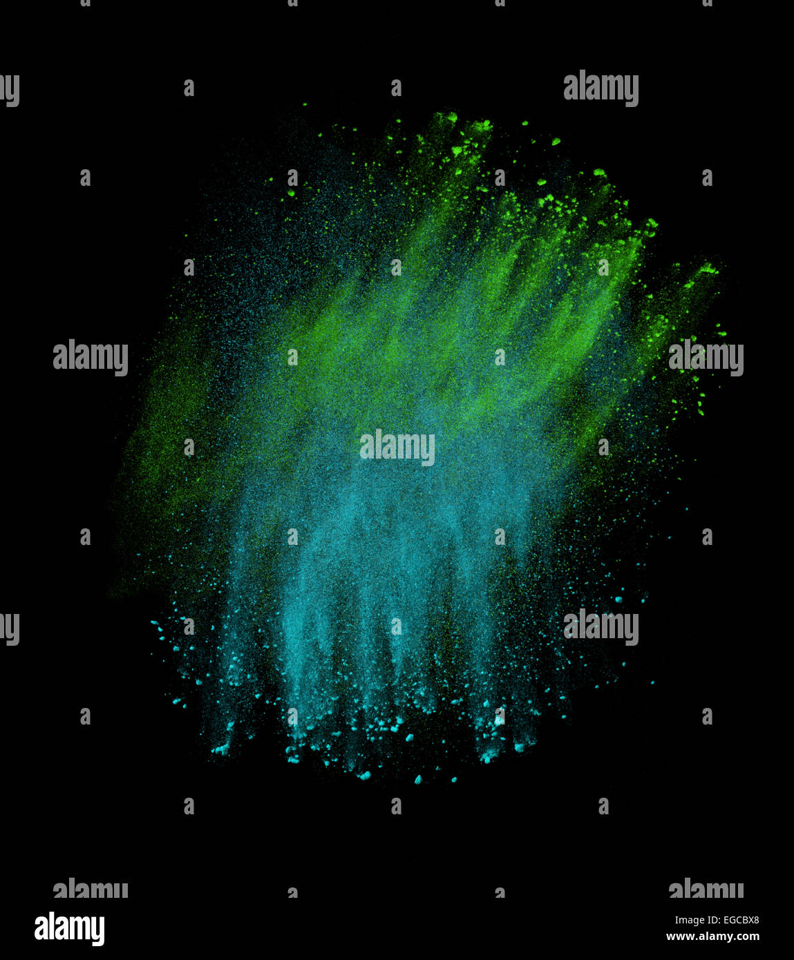 colorful powder splash on black background Stock Photo - Alamy