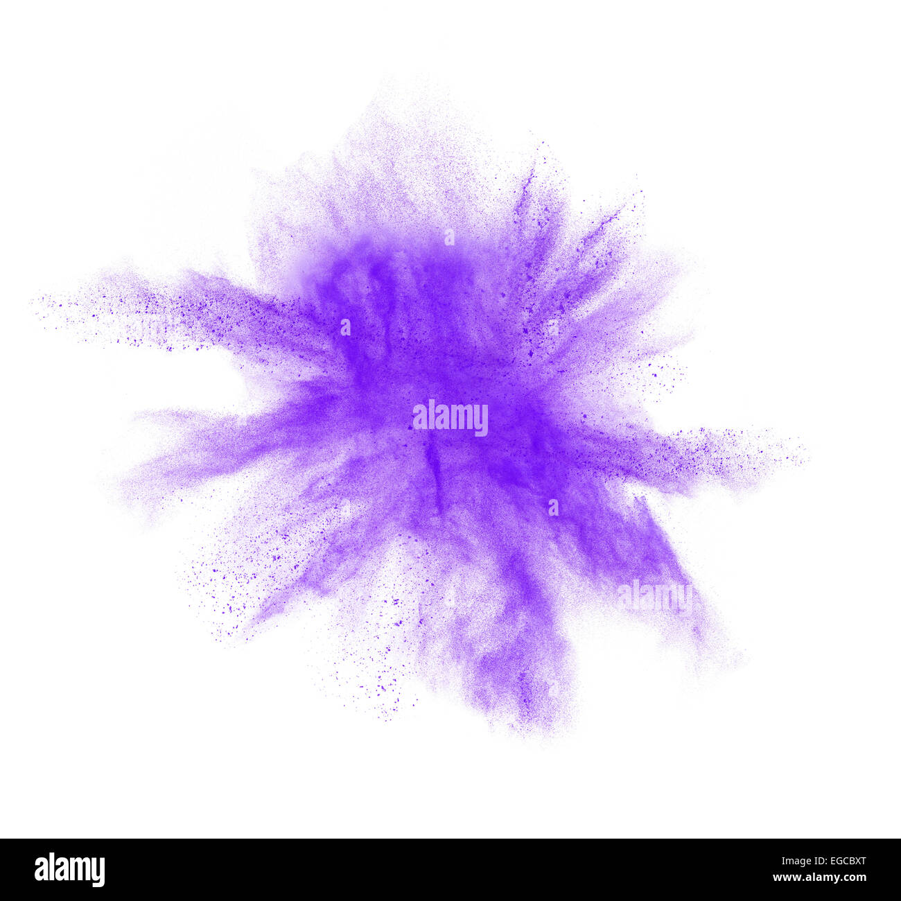 colorful powder splash on white background Stock Photo - Alamy