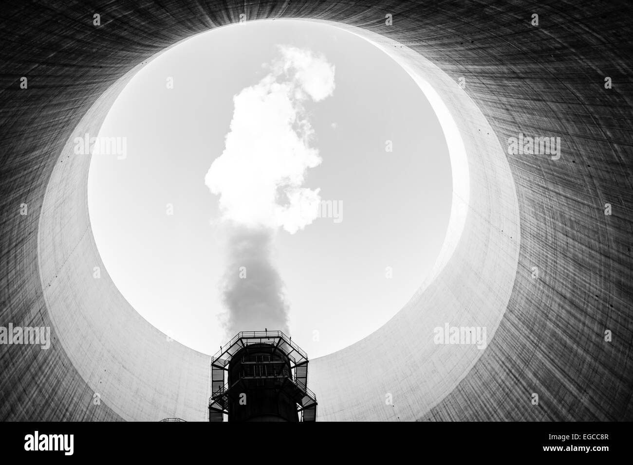 Coal power plant interior Black and White Stock Photos & Images - Alamy